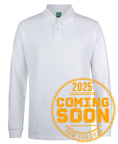 C of C 320g L/S Popcorn Cotton Polo