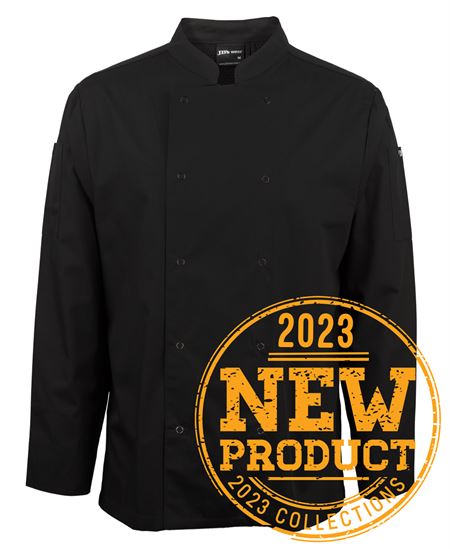 JB's L/S Snap Button Chefs Jacket