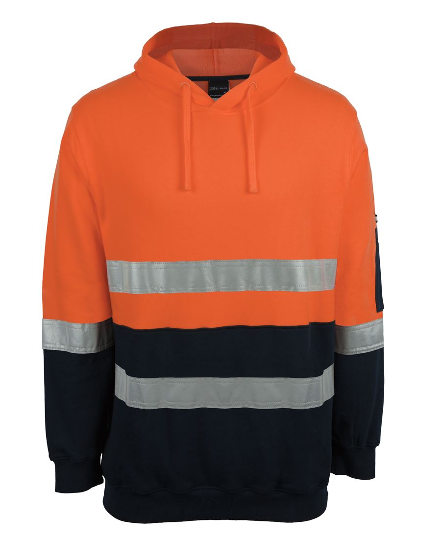 JB's Hi Vis (D+N) 310 Cotton Pull Over Hoodie