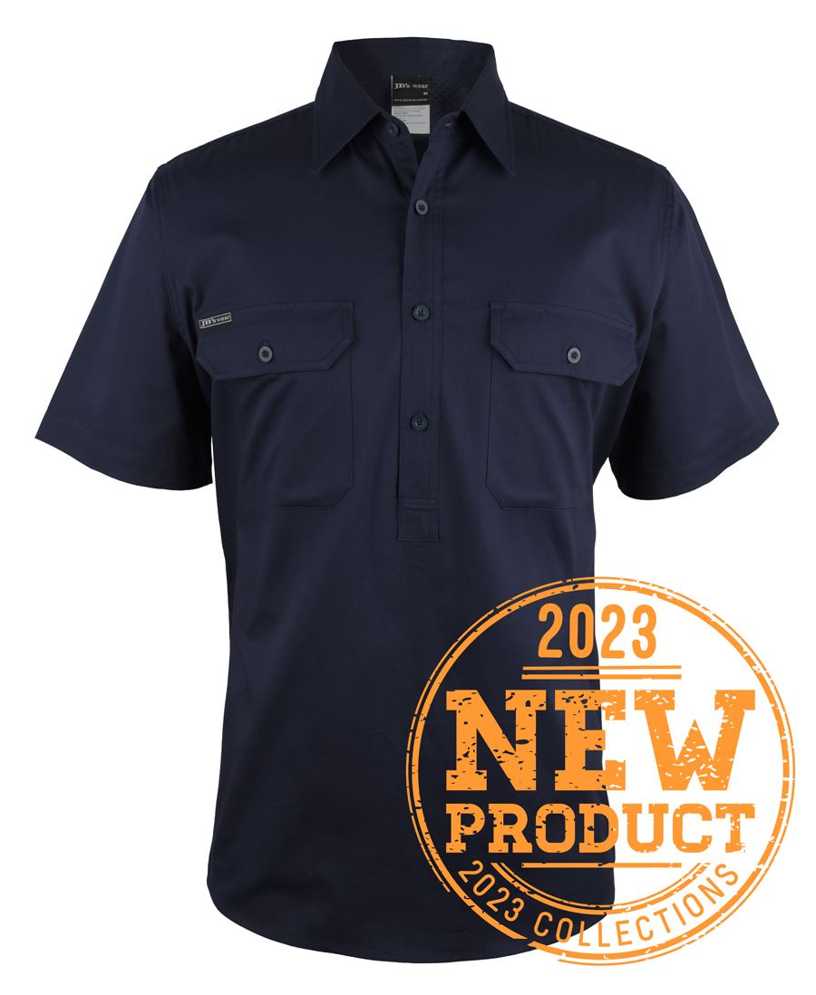 JB's Close Front S/S 150g Work Shirt
