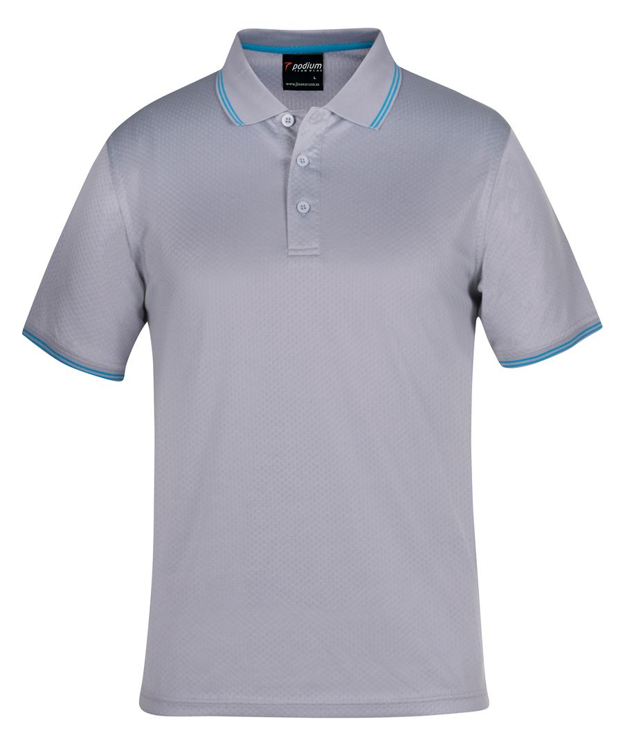 Podium Jacquard Contrast Polo