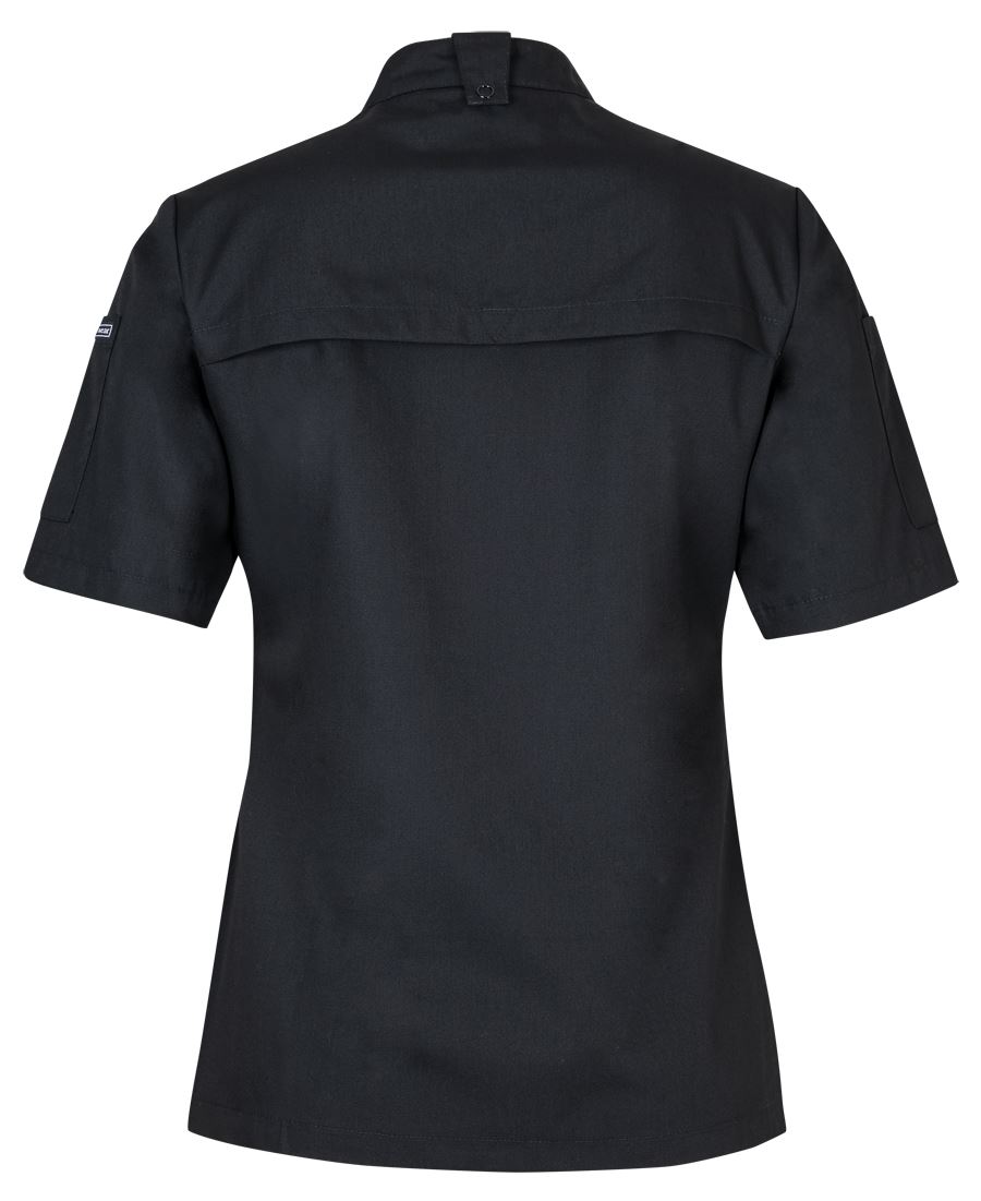 JB's Ladies S/S Snap Button Chef Jacket