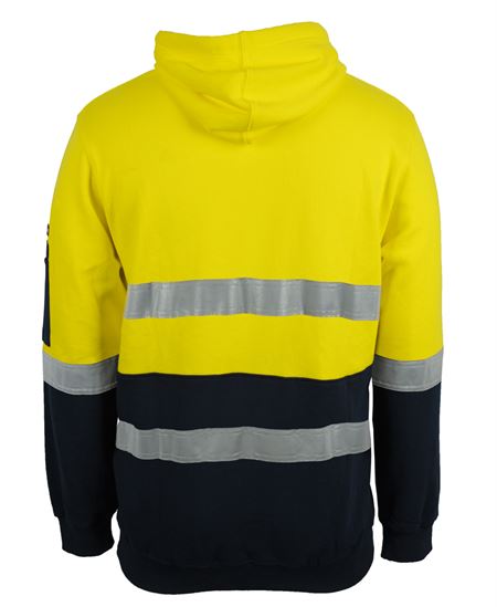 JB's Hi Vis (D+N) 310 Cotton Pull Over Hoodie