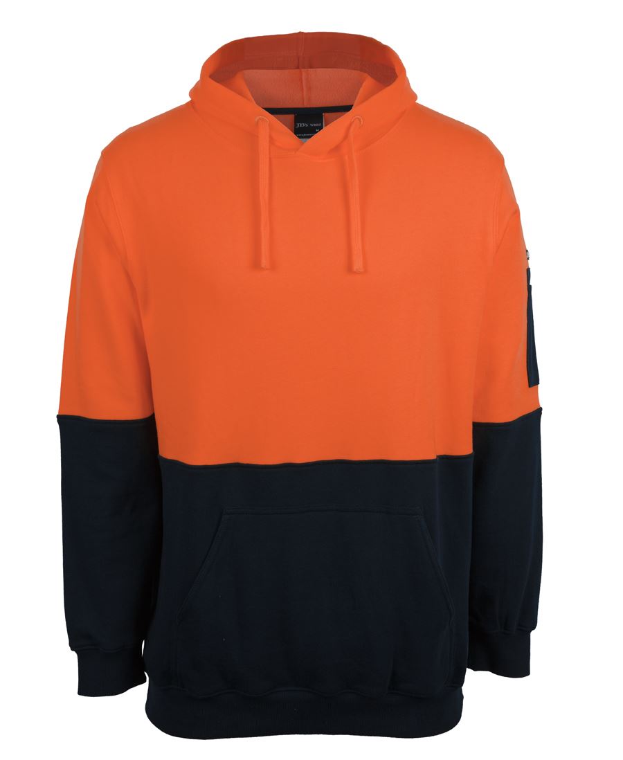 JB's Hi Vis 310 Cotton Pull Over Hoodie